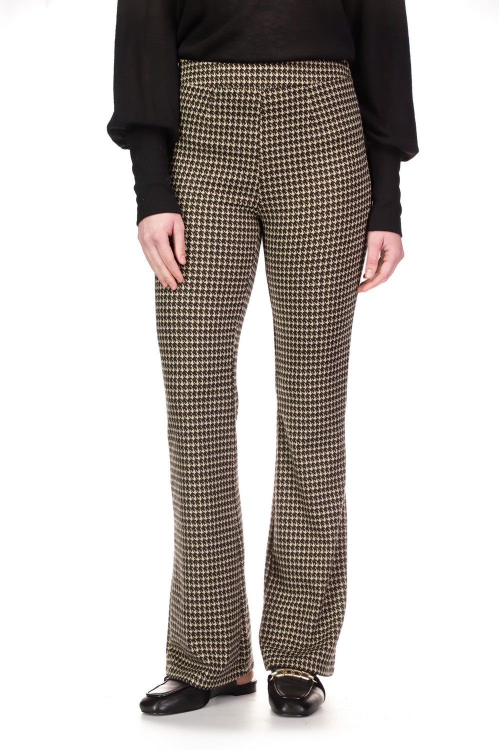 FILMORE FLARE - VANILLA MINI HOUNDSTOOTH – Kingfisher Road