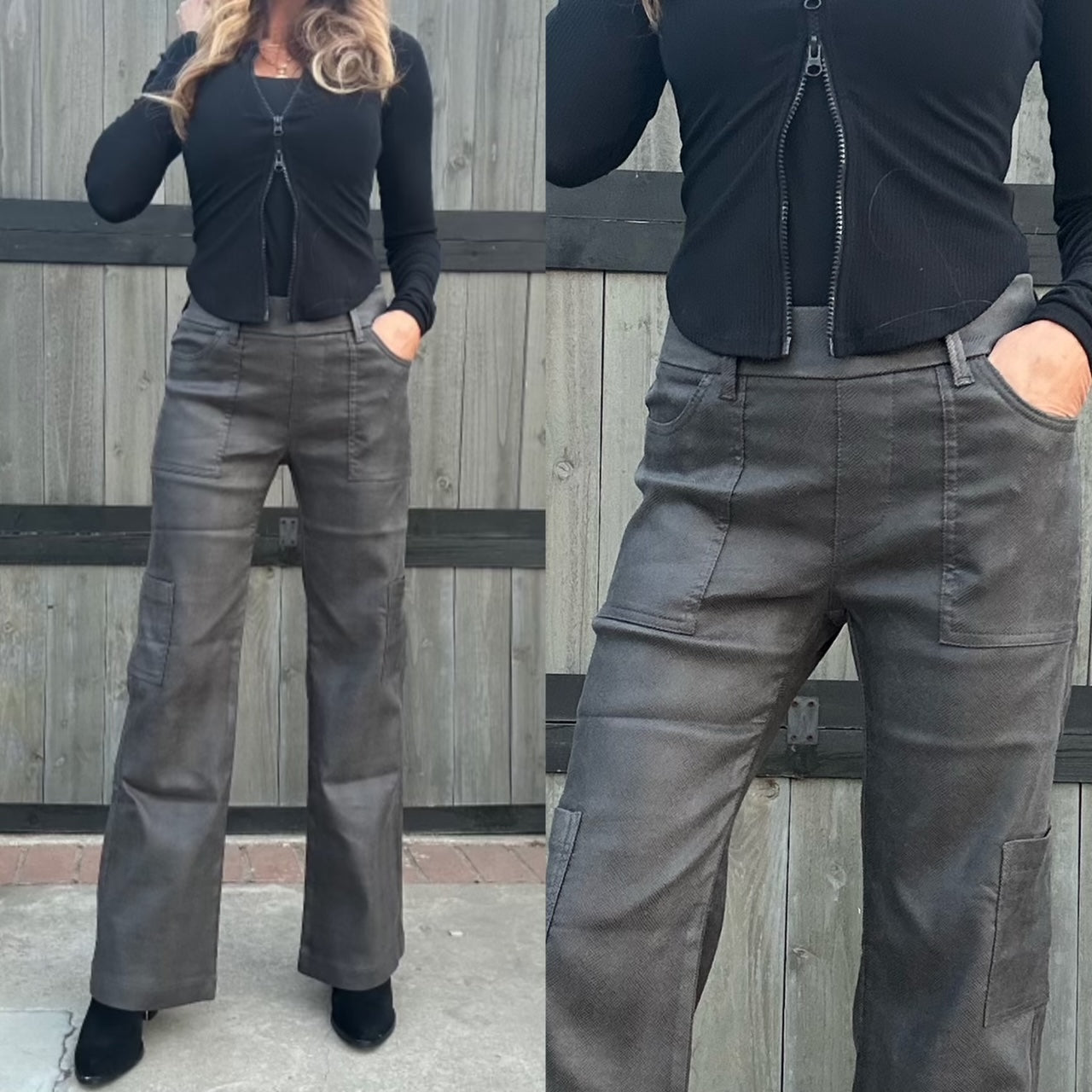 ROSE CARGO GRAY SUEDE CROC – Kingfisher Road