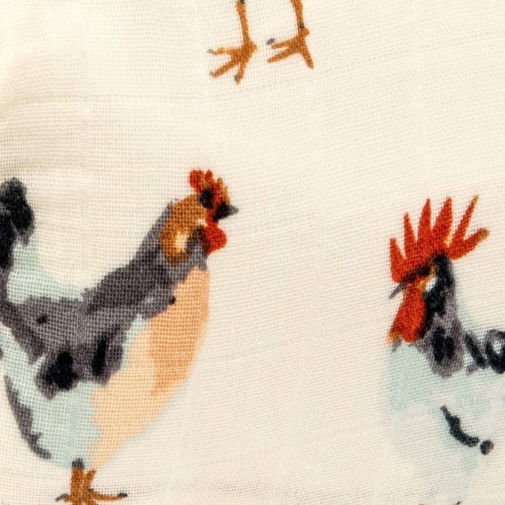ORGANIC COTTON CHICKEN CRIB SHEET – Kingfisher Road