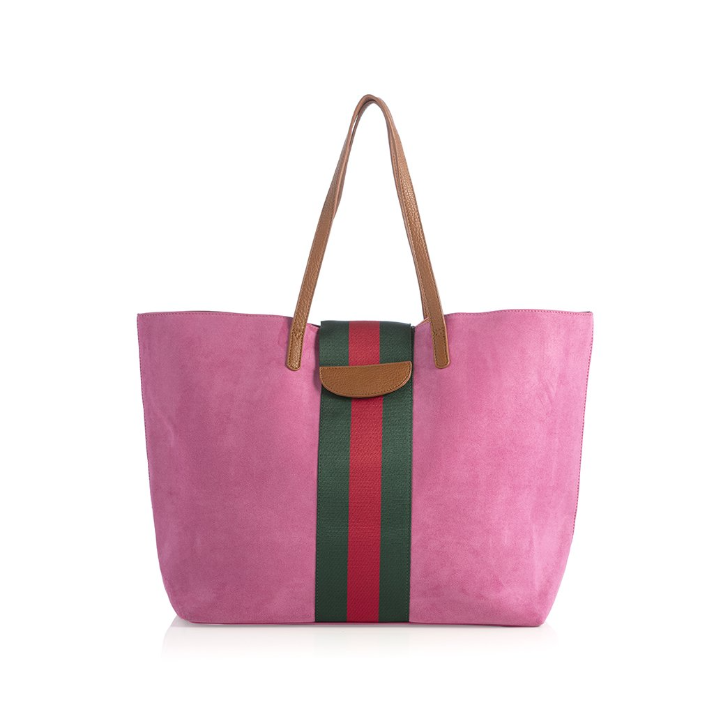 BLAKELY TOTE BAG - RASPBERRY – Kingfisher Road